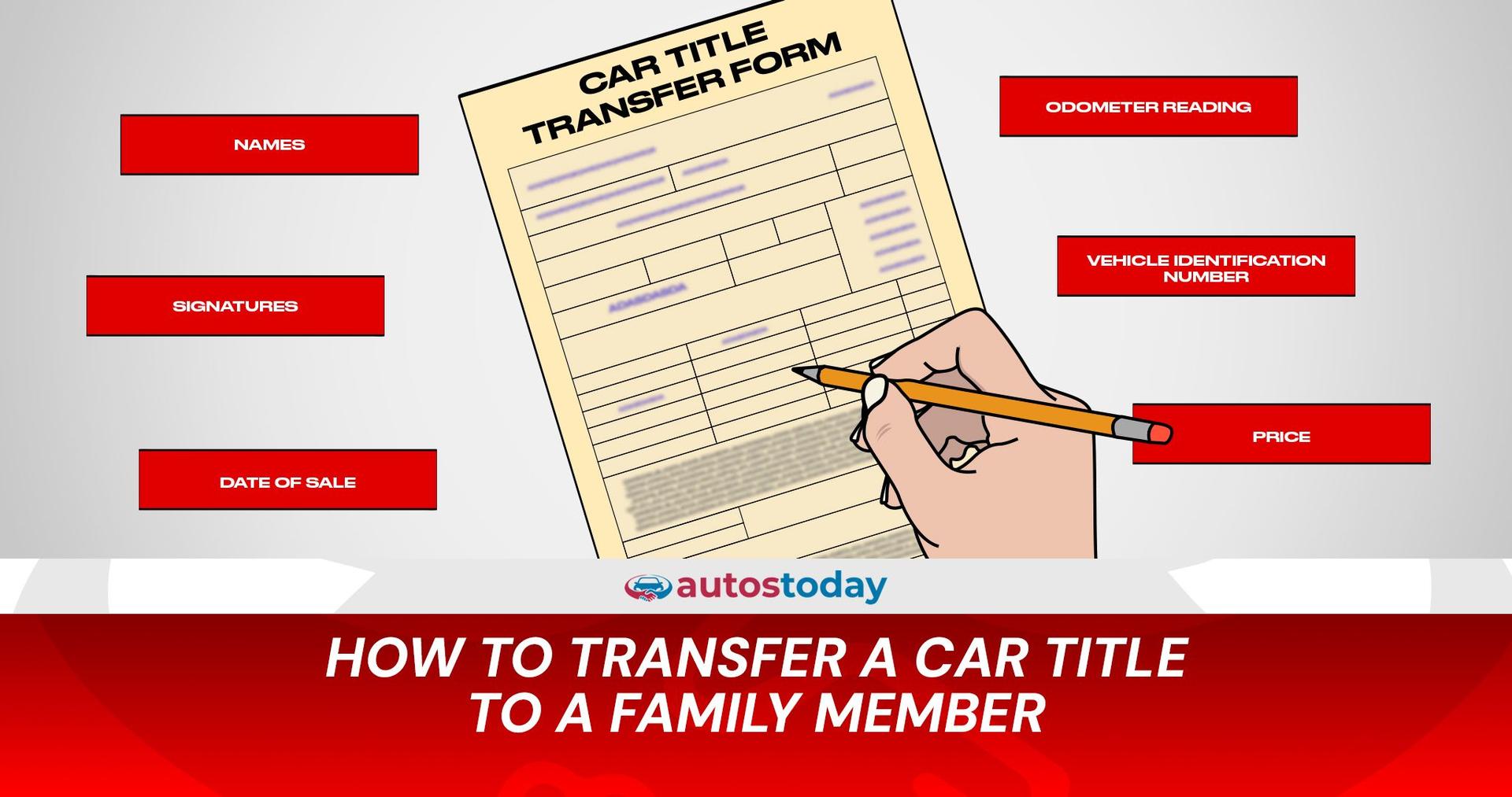 How to Transfer a Car Title to a Family Member: Step-by-Step Guide